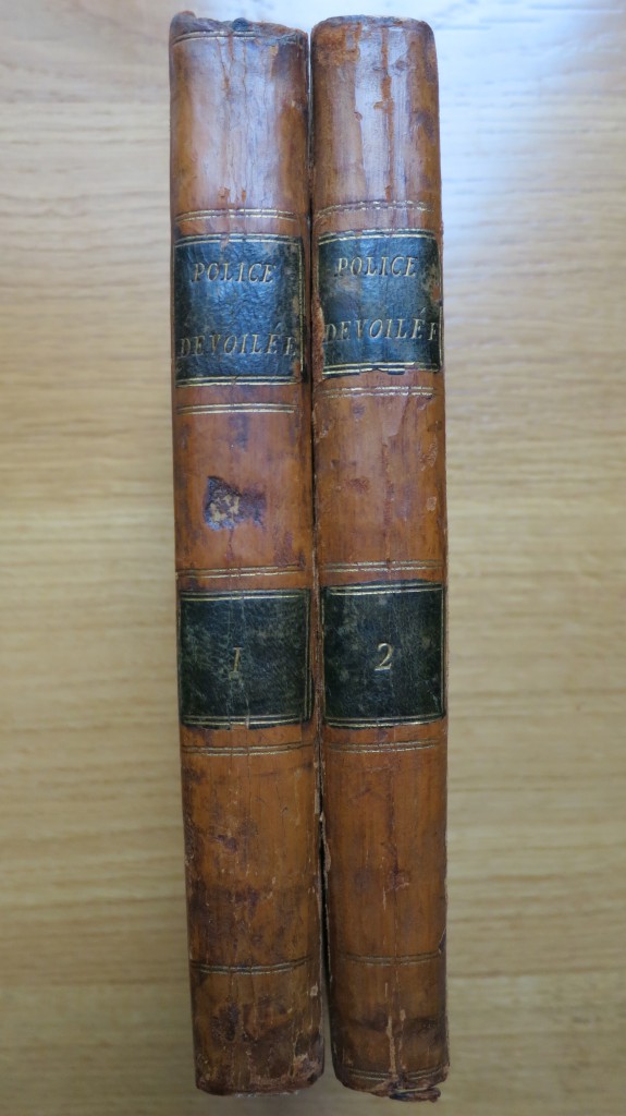 MANUEL (Pierre). La police de Paris dévoilée. | Le blog