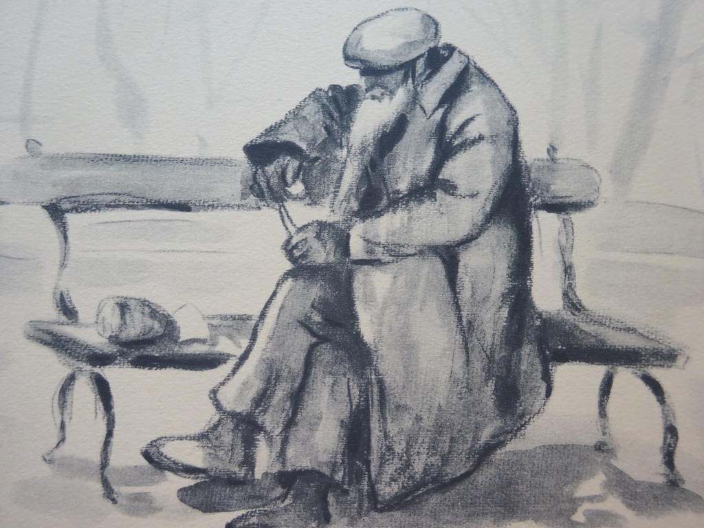 NOCHER (Jean). Dessins de Roland COUDON. Clochards (Sous les ponts de ...